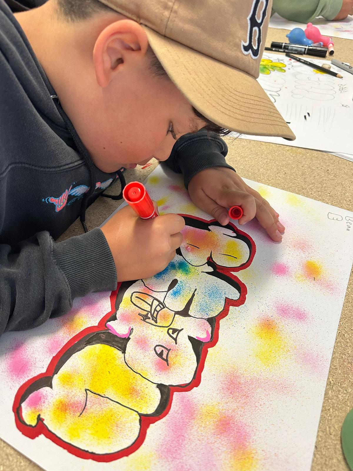 Pantone Graffiti Workshop - Perth Makers Market